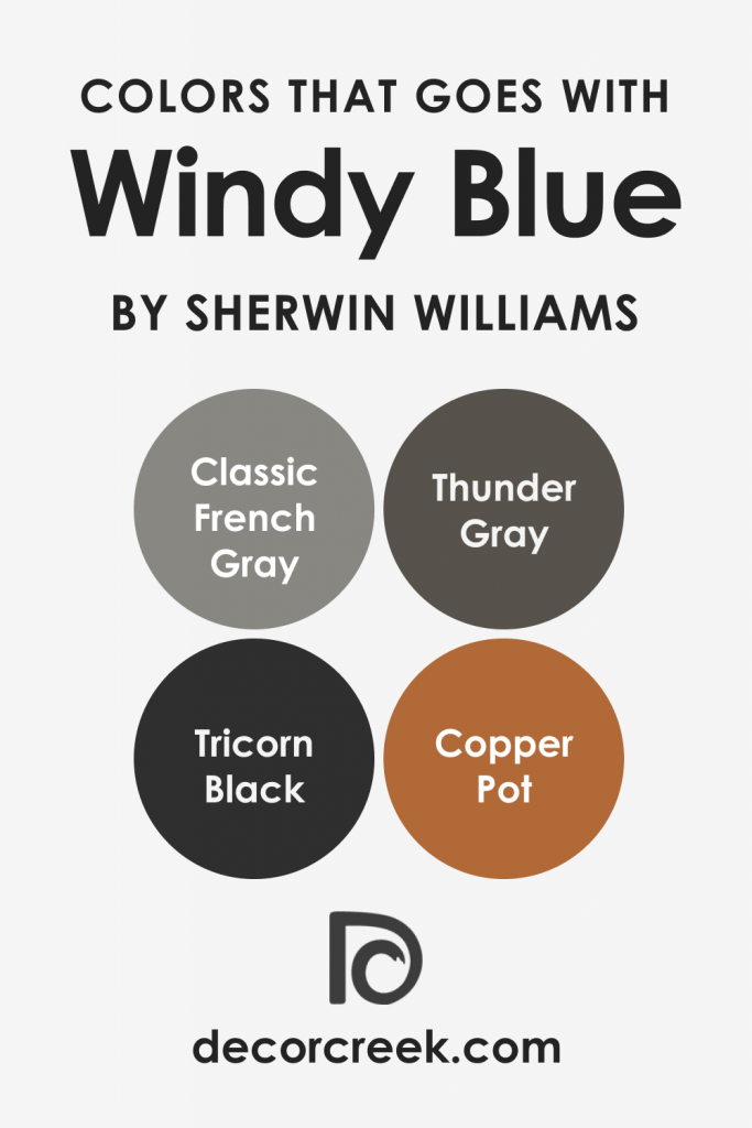 Windy Blue SW-6240 Paint Color by Sherwin-Williams