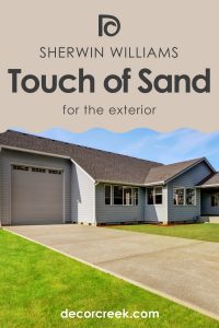 Touch of Sand SW-9085 Paint Color by Sherwin-Williams