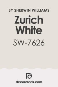 Zurich White SW-7626 Paint Color By Sherwin-Williams