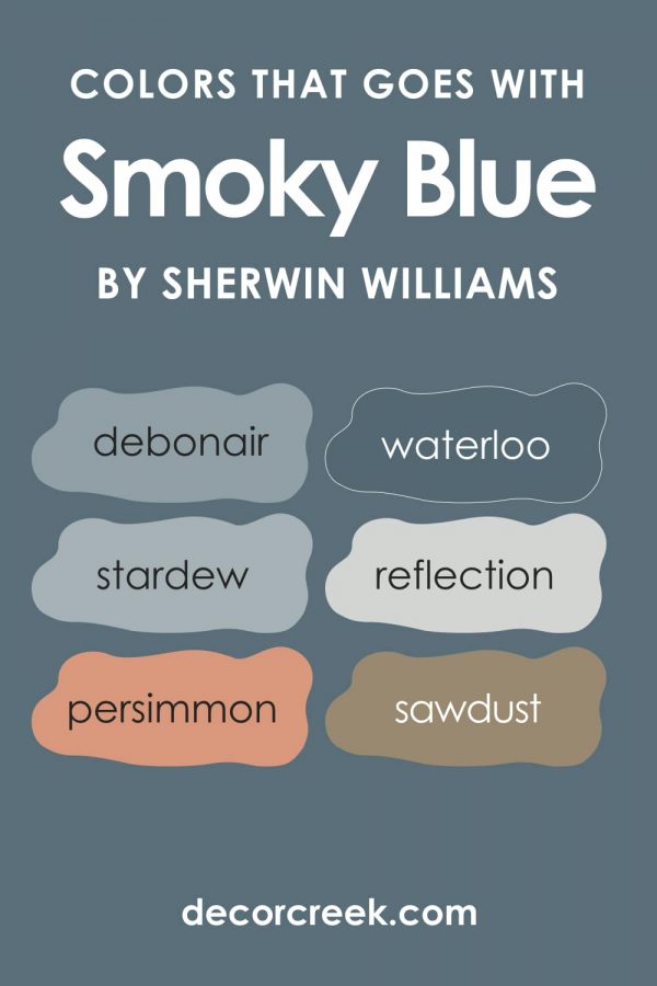 Smoky Blue SW-7604 Paint Color by Sherwin-Williams