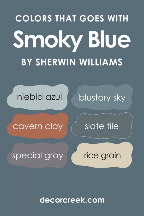 Smoky Blue SW-7604 Paint Color by Sherwin-Williams