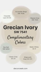 Grecian Ivory Paint SW 7541 Color by Sherwin-Williams