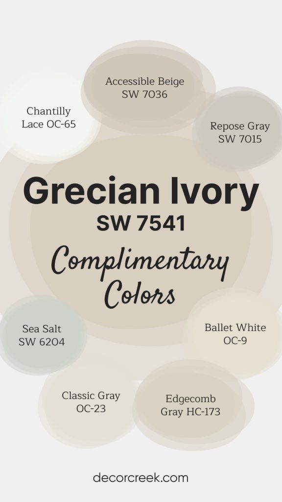 Grecian Ivory Paint SW 7541 Color by Sherwin-Williams