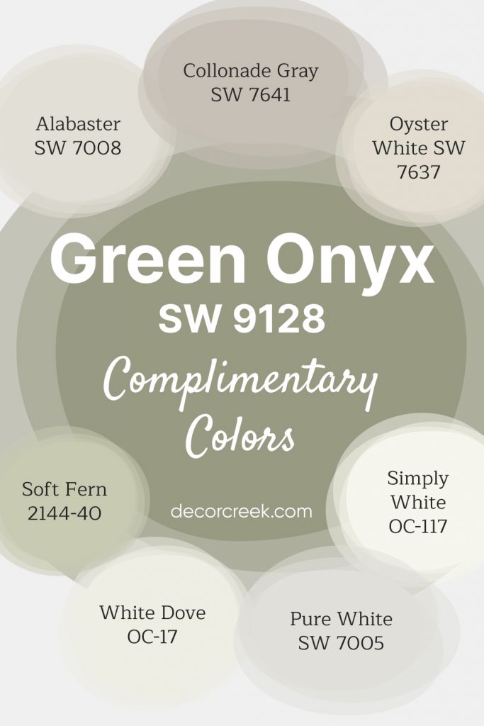 Green Onyx SW 9128 Paint Color by Sherwin-Williams