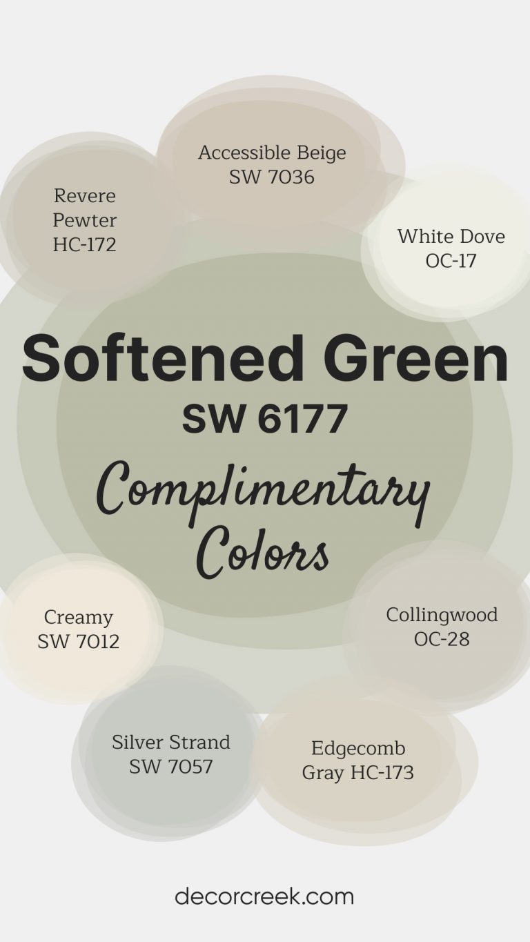 Softened Green SW-6177 Paint Color by Sherwin-Williams