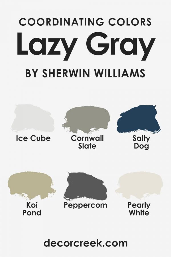 Lazy Gray SW-6254 Sherwin-Williams Paint Color