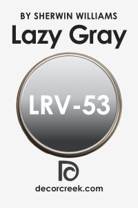Lazy Gray SW-6254 Sherwin-Williams Paint Color