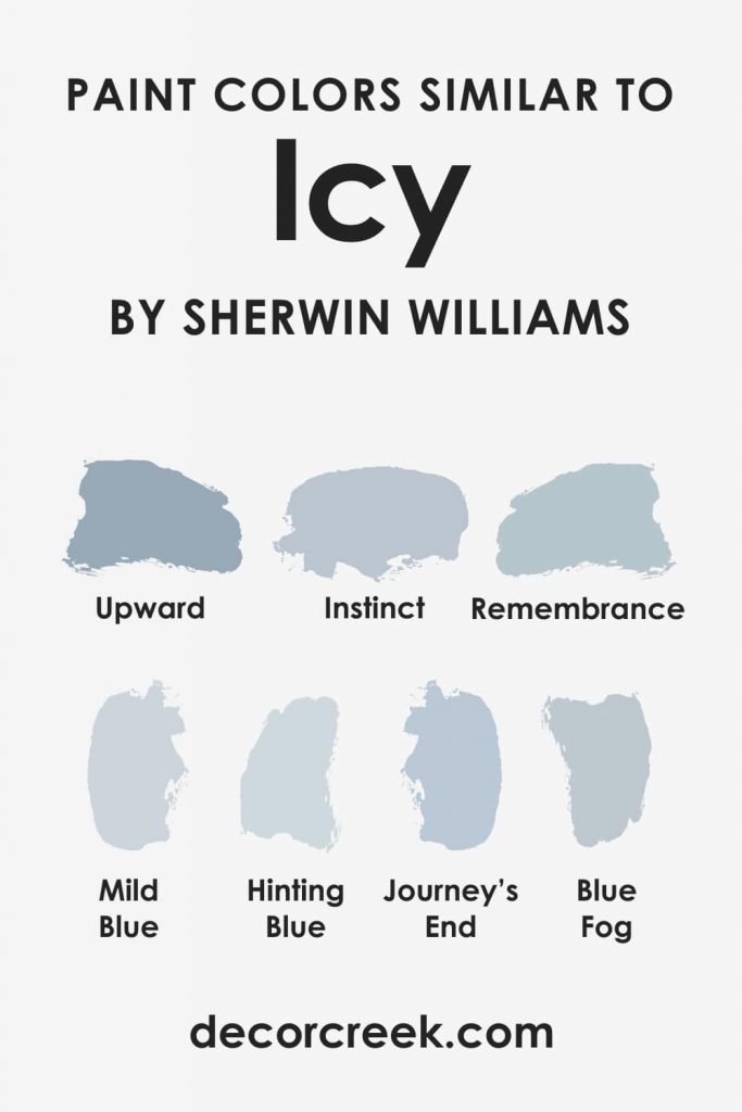 Icy SW-6534 Paint Color by Sherwin-Williams - DecorCreek