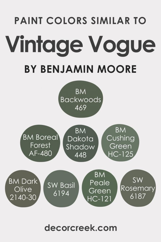 Vintage Vogue 462 Paint Color by Benjamin Moore