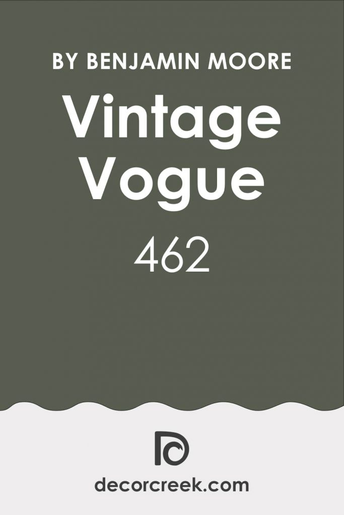 Vintage Vogue 462 Paint Color by Benjamin Moore