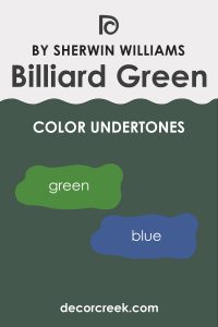 Billiard Green SW 0016 Paint Color by Sherwin-Williams