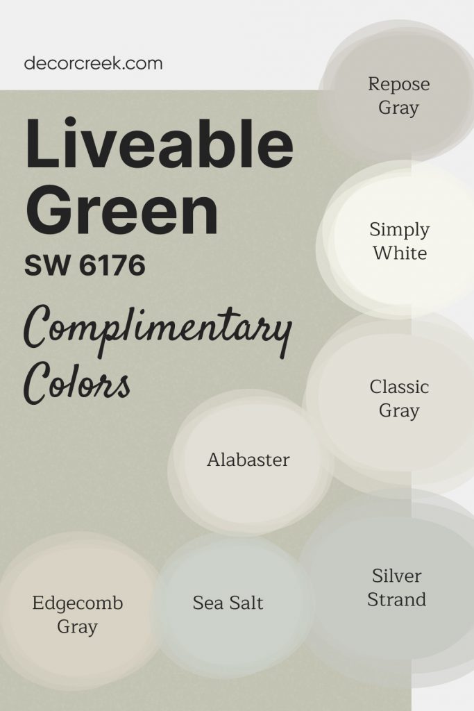 Liveable Green SW 6176 Paint Color by Sherwin-Williams