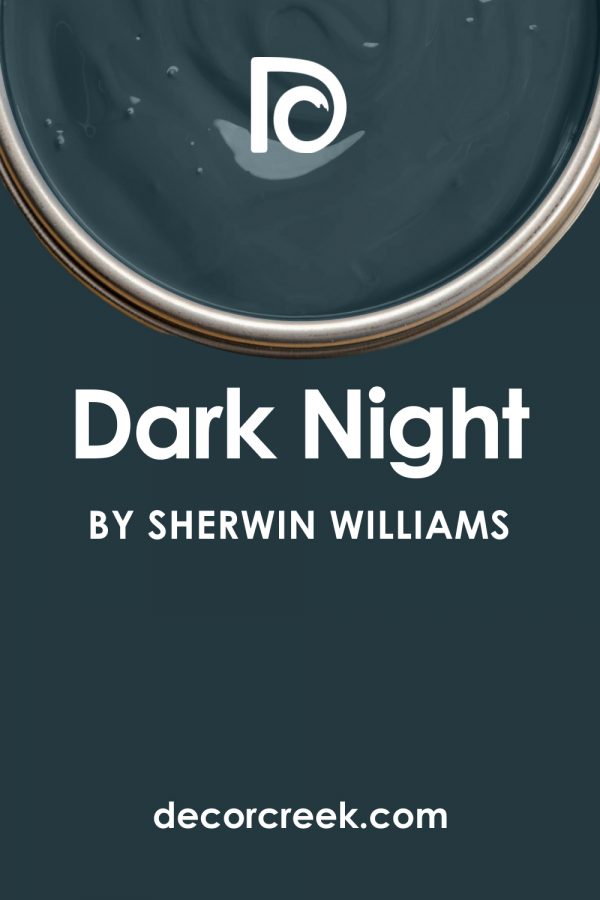 Dark Night SW 6237 Paint Color by Sherwin-Williams