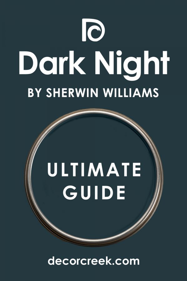 Dark Night SW 6237 Paint Color by Sherwin-Williams