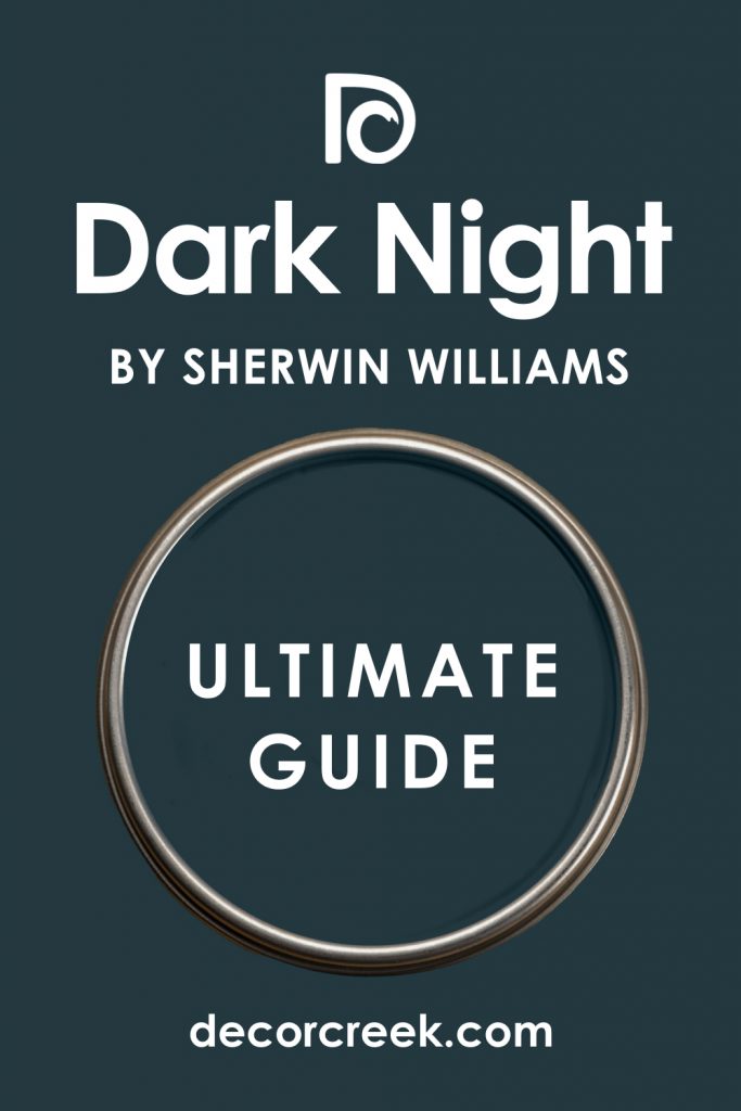 Dark Night SW 6237 Paint Color by Sherwin-Williams
