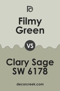 Filmy Green SW 6190 Paint Color by Sherwin-Williams