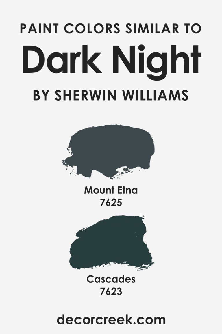 Dark Night SW 6237 Paint Color by Sherwin-Williams