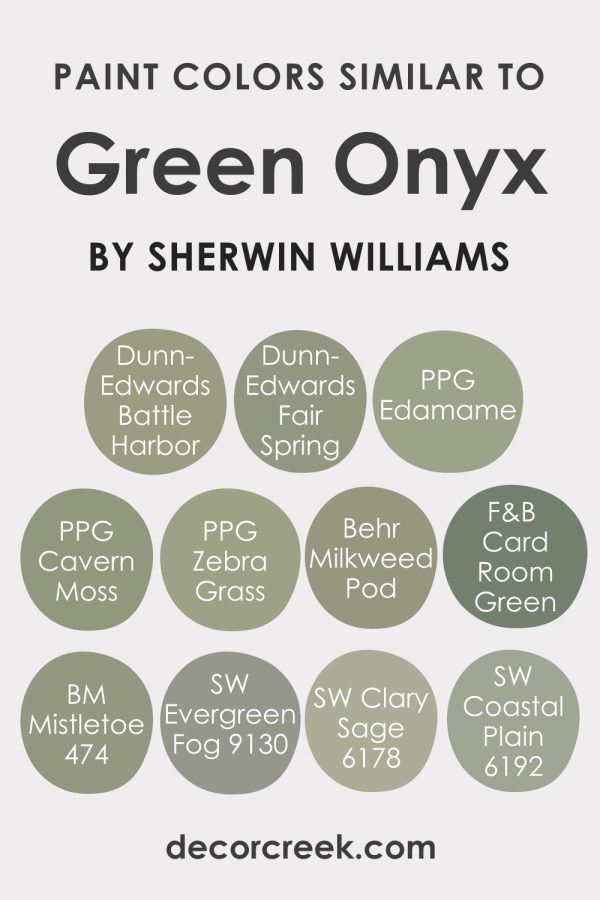 Green Onyx SW 9128 Paint Color by Sherwin-Williams
