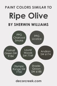 Ripe Olive SW-6209 Paint Color by Sherwin-Williams
