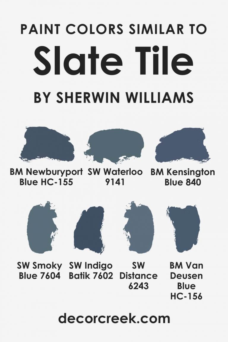 Slate Tile SW-7624 Paint Color by Sherwin-Williams
