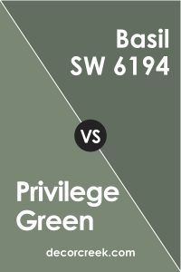 Privilege Green SW 6193 Paint Color by Sherwin-Williams