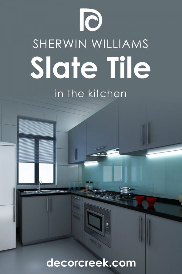 Slate Tile SW-7624 Paint Color by Sherwin-Williams