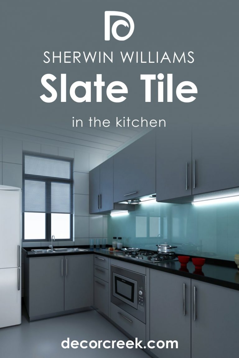 Slate Tile SW-7624 Paint Color by Sherwin-Williams