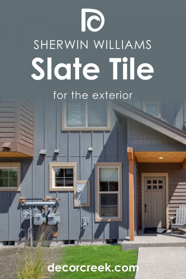 Slate Tile SW-7624 Paint Color by Sherwin-Williams