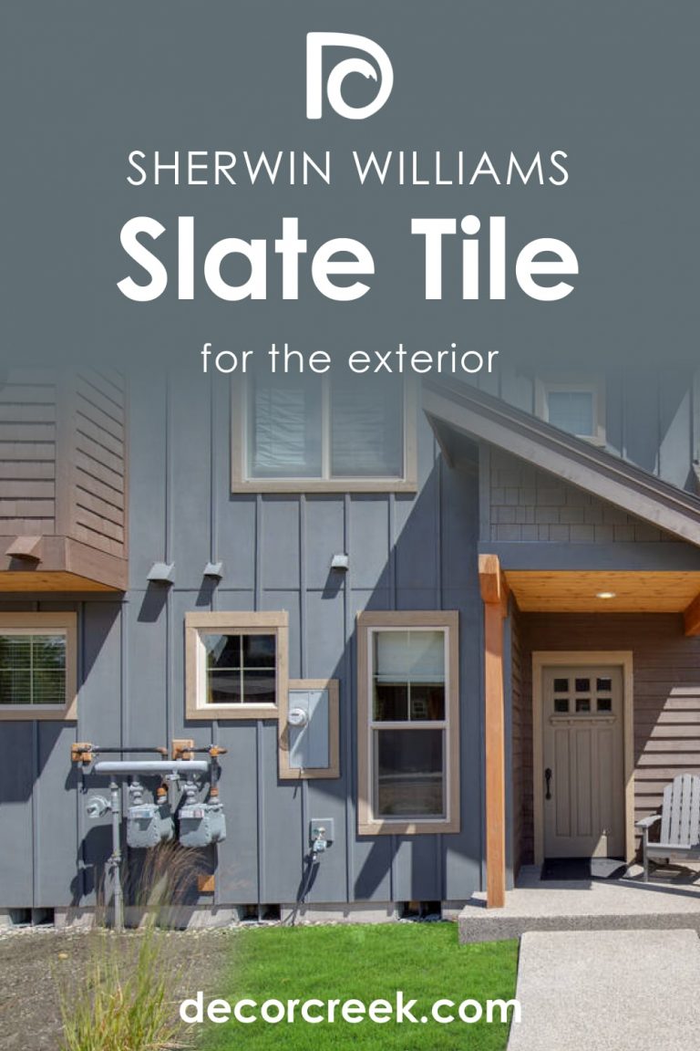Slate Tile SW-7624 Paint Color by Sherwin-Williams