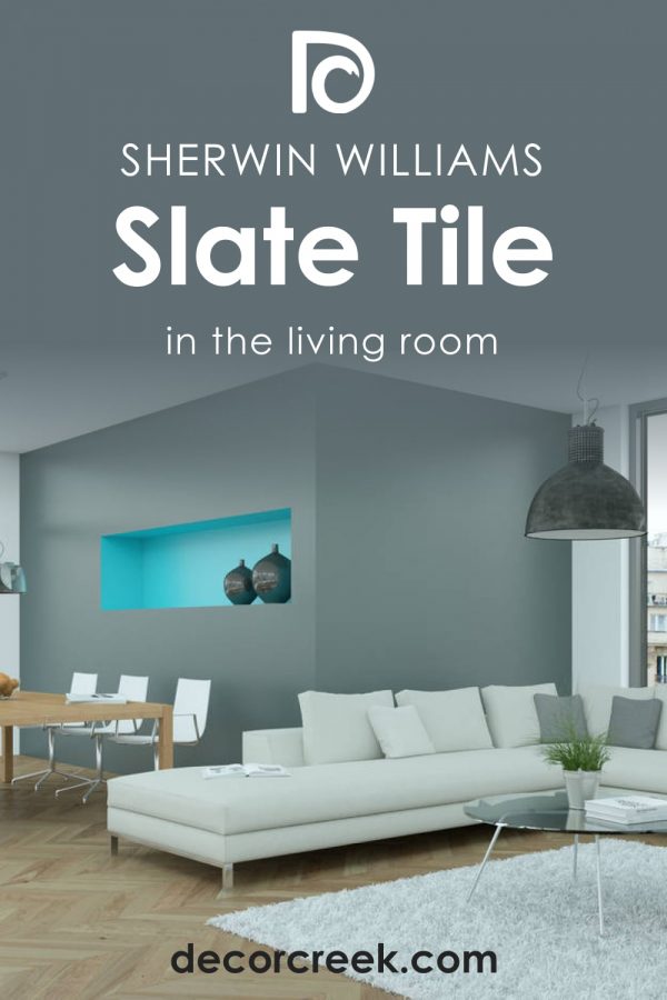 Slate Tile SW-7624 Paint Color by Sherwin-Williams