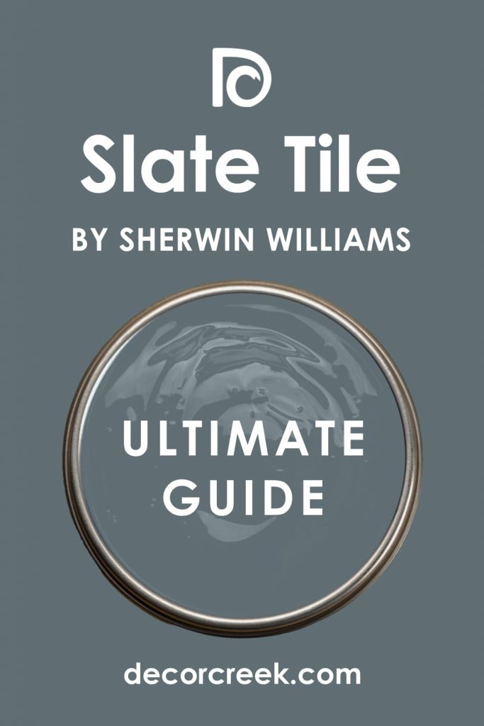 Slate Tile SW-7624 Paint Color by Sherwin-Williams