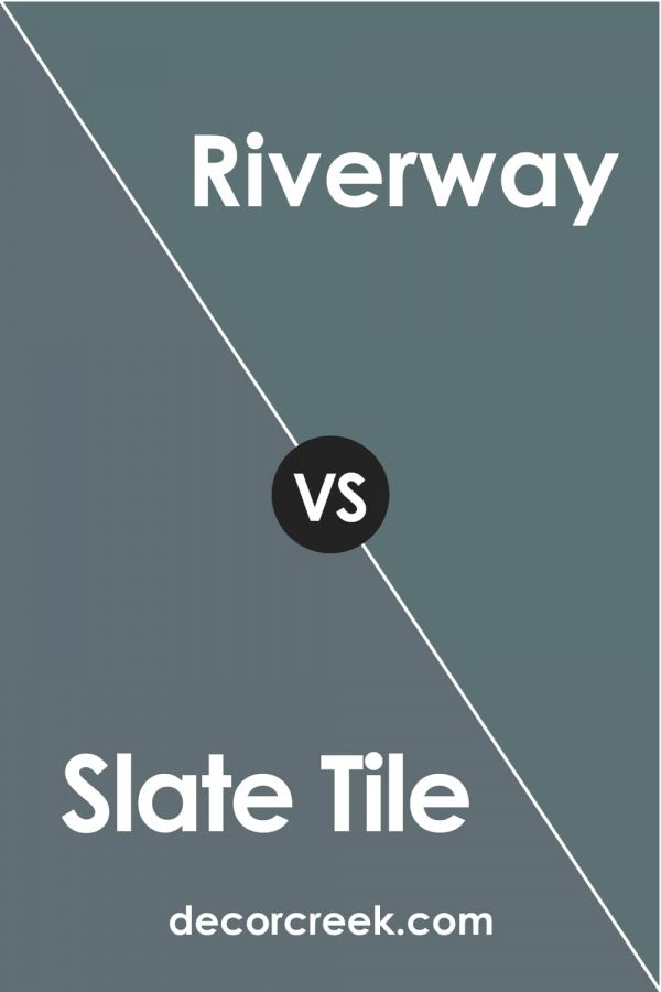 Slate Tile SW-7624 Paint Color by Sherwin-Williams