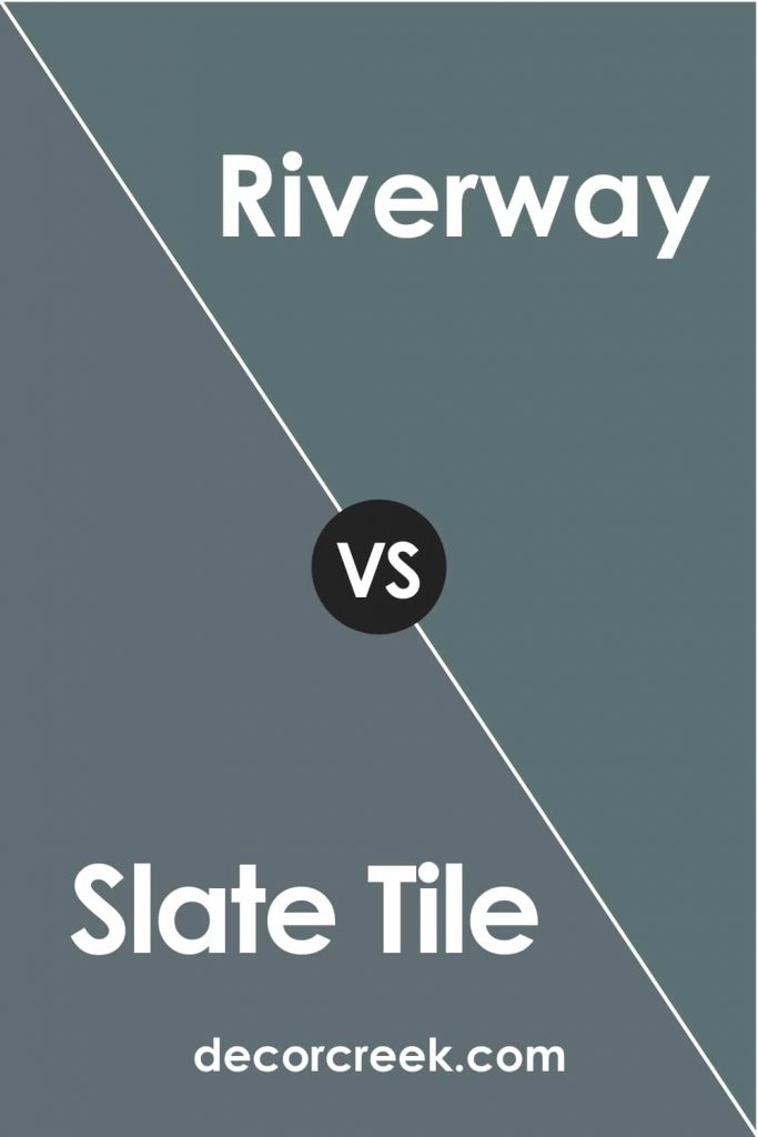 Slate Tile SW-7624 Paint Color by Sherwin-Williams