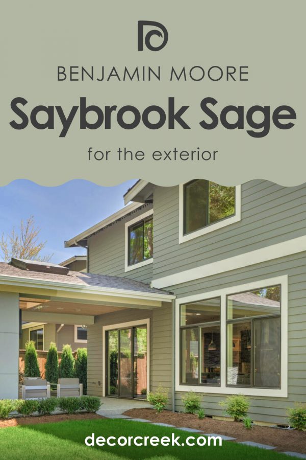 Saybrook Sage HC-114 Paint Color by Benjamin Moore - DecorCreek