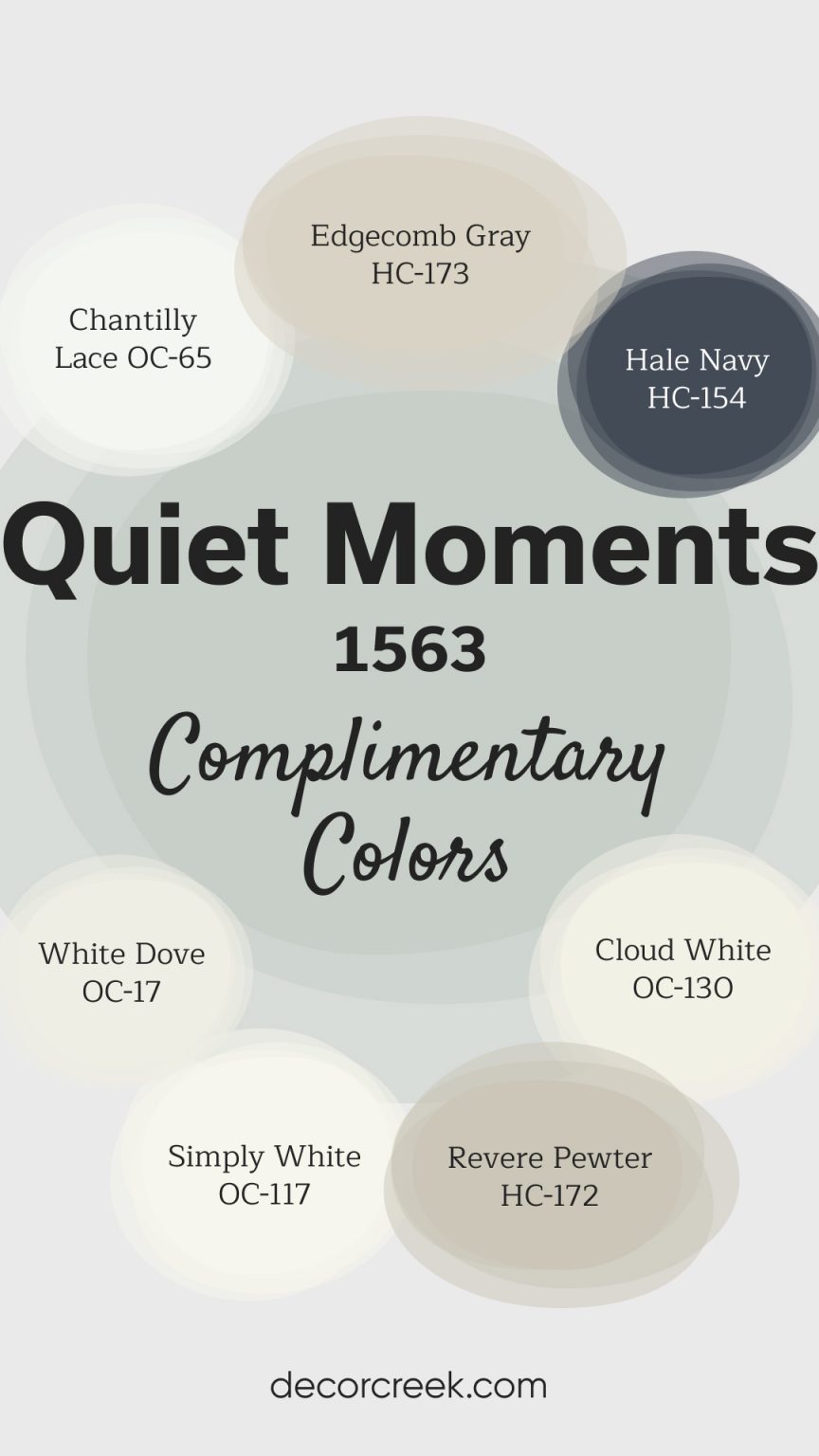 Quiet Moments BM 1563 Paint Color by Benjamin Moore - DecorCreek