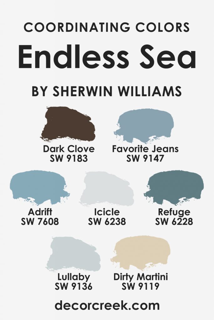 Endless Sea SW 9150 Paint Color by Sherwin-Williams - DecorCreek