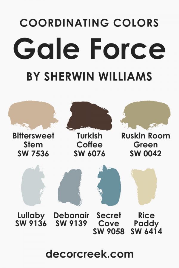 Gale Force SW 7605 Paint Color by Sherwin Williams - DecorCreek
