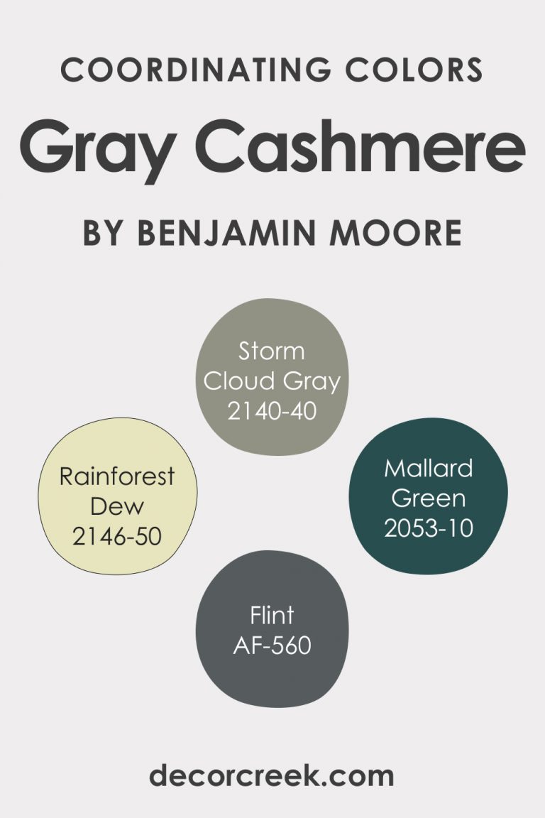 Gray Cashmere 2138-60 Paint Color by Benjamin Moore - DecorCreek
