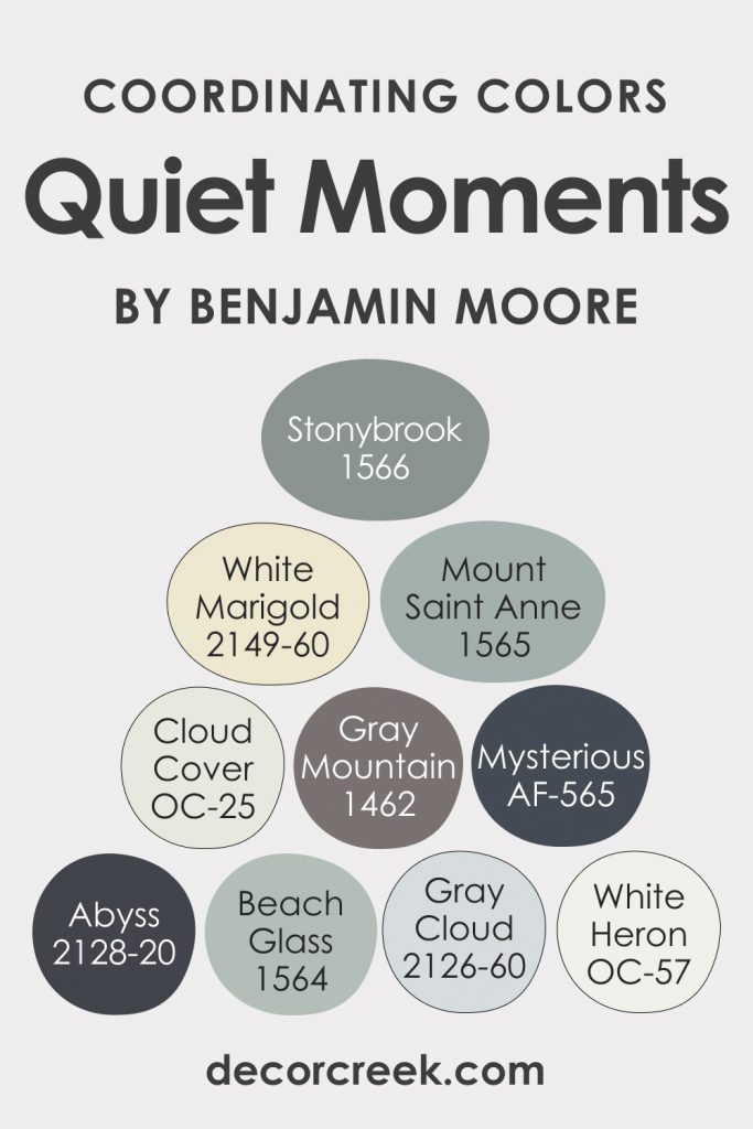 Quiet Moments BM 1563 Paint Color by Benjamin Moore - DecorCreek