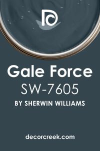 Gale Force SW 7605 Paint Color by Sherwin Williams - DecorCreek