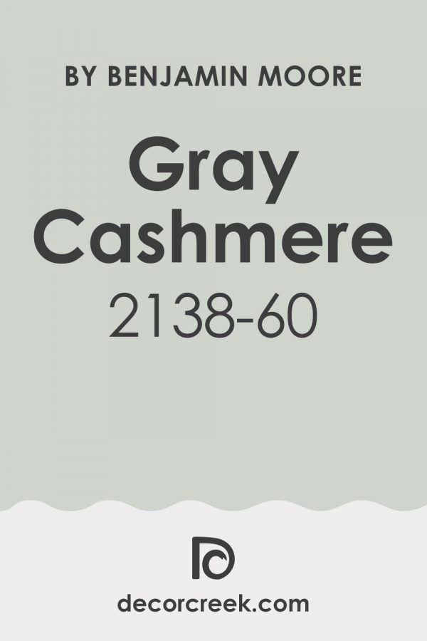 Gray Cashmere 2138-60 Paint Color by Benjamin Moore - DecorCreek