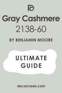 Gray Cashmere 2138-60 Paint Color by Benjamin Moore - DecorCreek