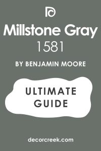 Millstone Gray BM 1581 Paint Color by Benjamin Moore - DecorCreek