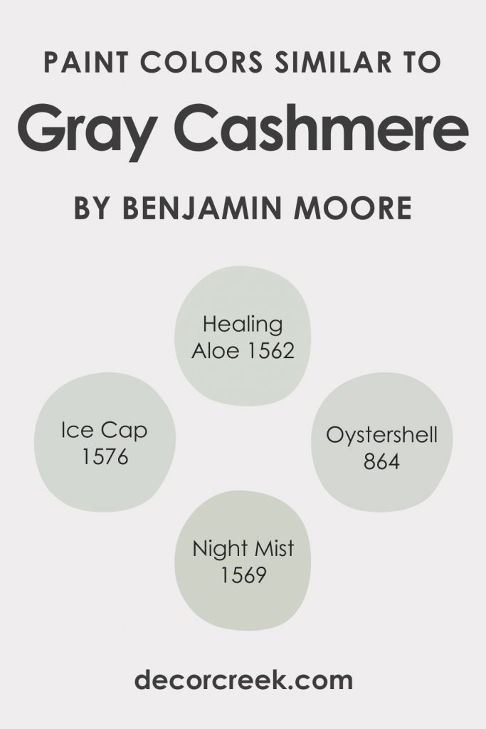 Gray Cashmere 2138-60 Paint Color by Benjamin Moore - DecorCreek