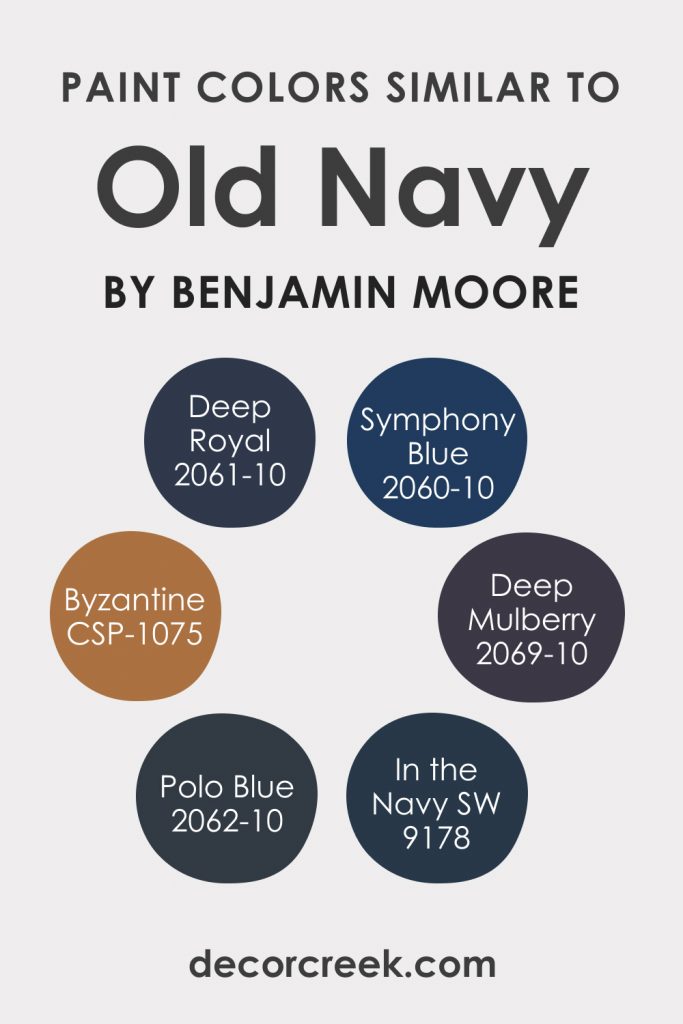 Old Navy 2063-10 Paint Color by Benjamin Moore - DecorCreek