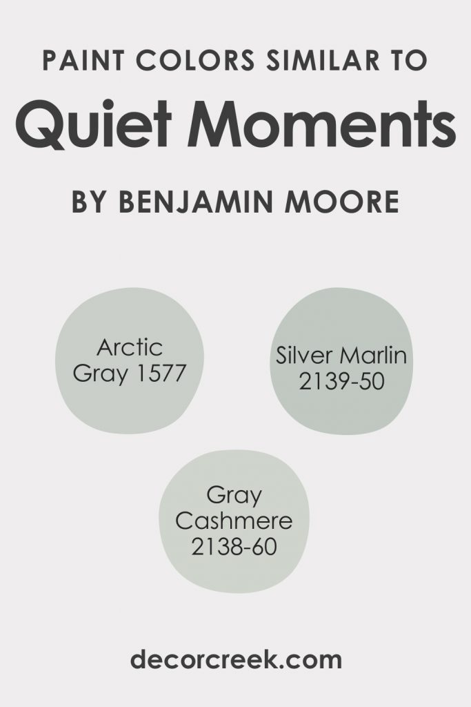 Quiet Moments BM 1563 Paint Color by Benjamin Moore - DecorCreek