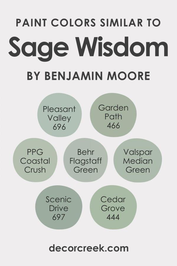 Sage Wisdom CSP-775 Paint Color by Benjamin Moore - DecorCreek