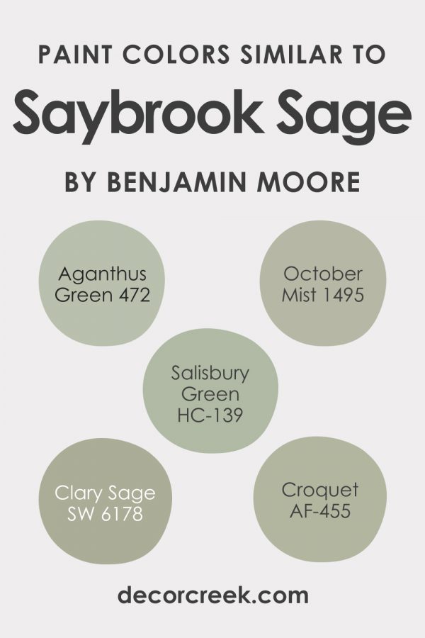 Saybrook Sage HC-114 Paint Color by Benjamin Moore - DecorCreek