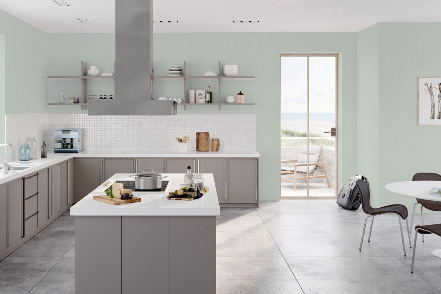 Saybrook Sage HC-114 Paint Color by Benjamin Moore - DecorCreek