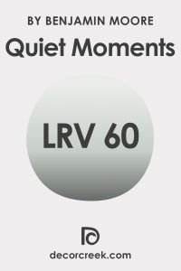 Quiet Moments BM 1563 Paint Color by Benjamin Moore - DecorCreek